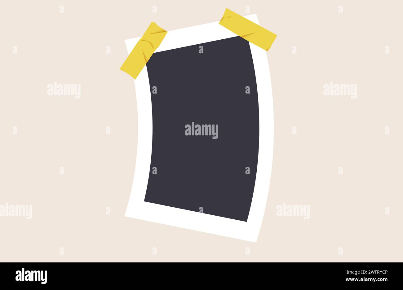 Picture frames taped. Vector illustration Stock Vector Image & Art - Alamy