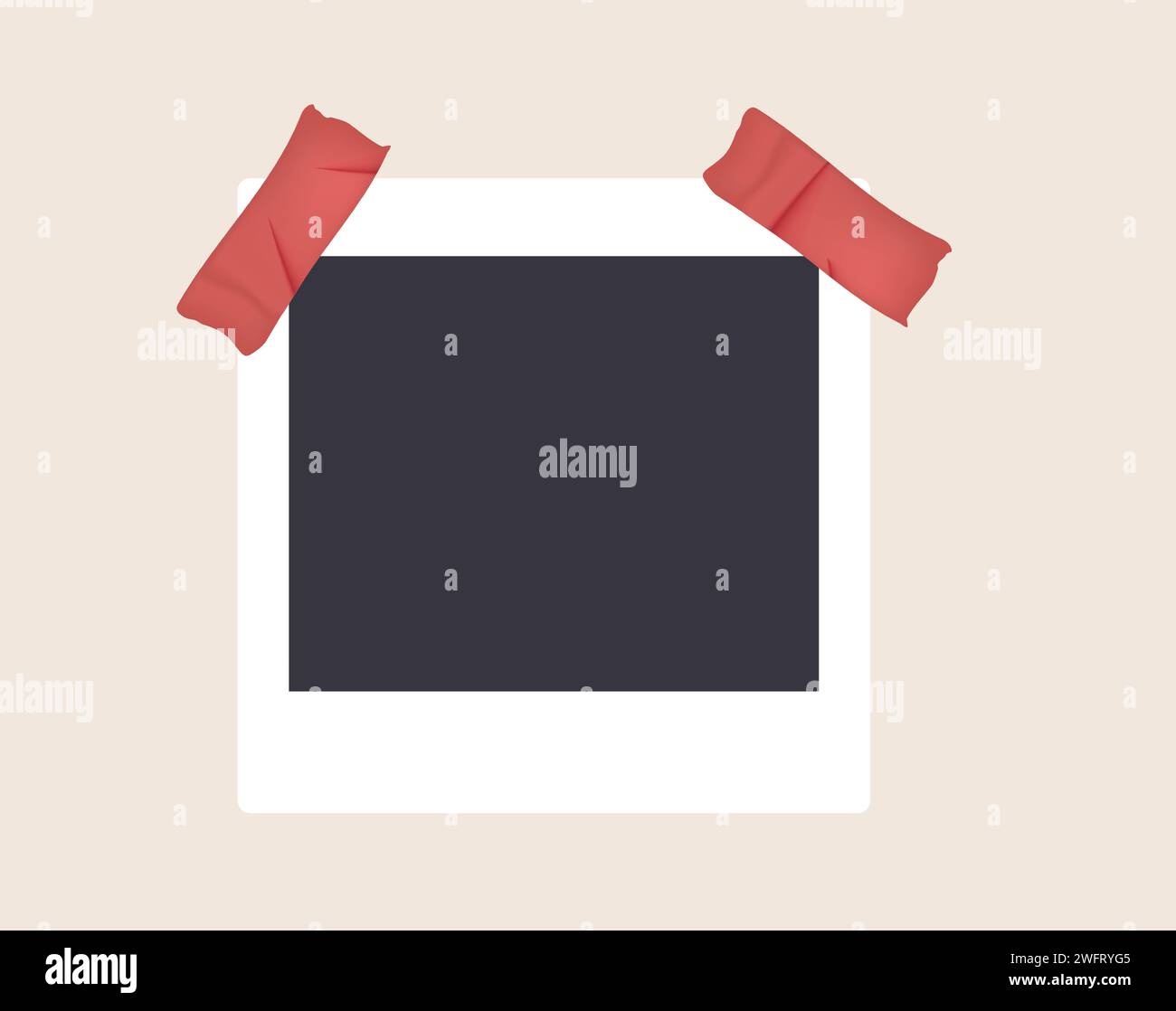 Taped paper vector vectors hi-res stock photography and images - Alamy