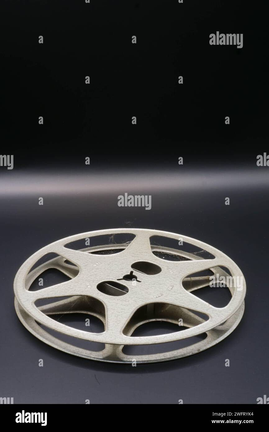 Super 8 film reel, still life photography, Studio shot, France Stock ...