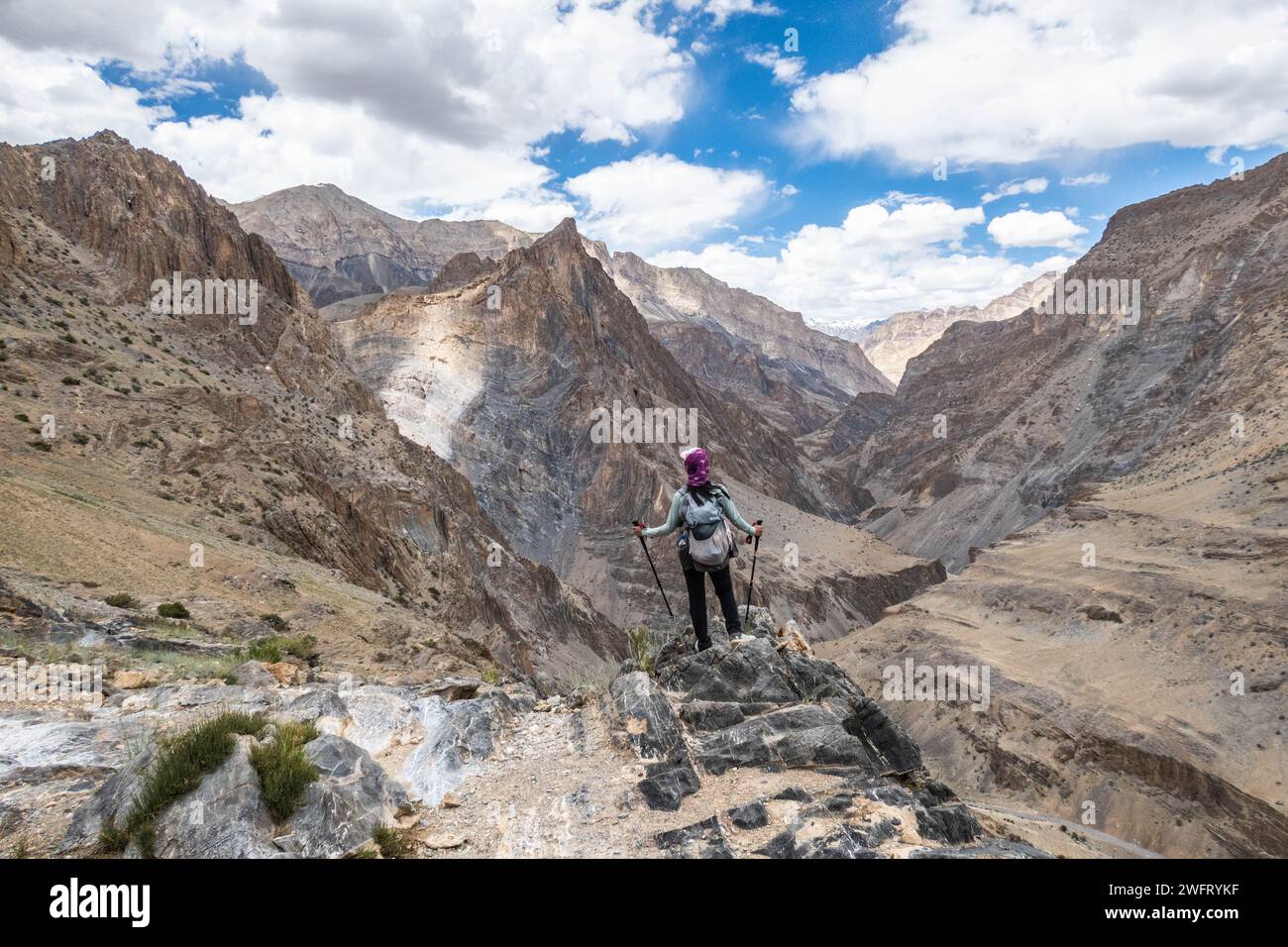 Trekking to Lingshed Sumdo, Zanskar, Ladakh, India Stock Photo - Alamy