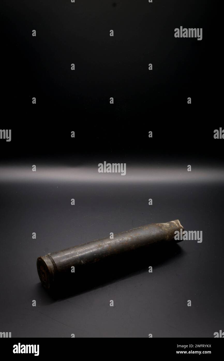 Bullet casing, still life photography, Studio shot, France Stock Photo ...