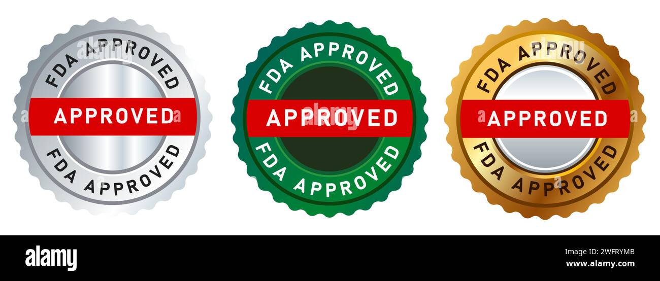 Fda approved word Stock Vector Images - Alamy