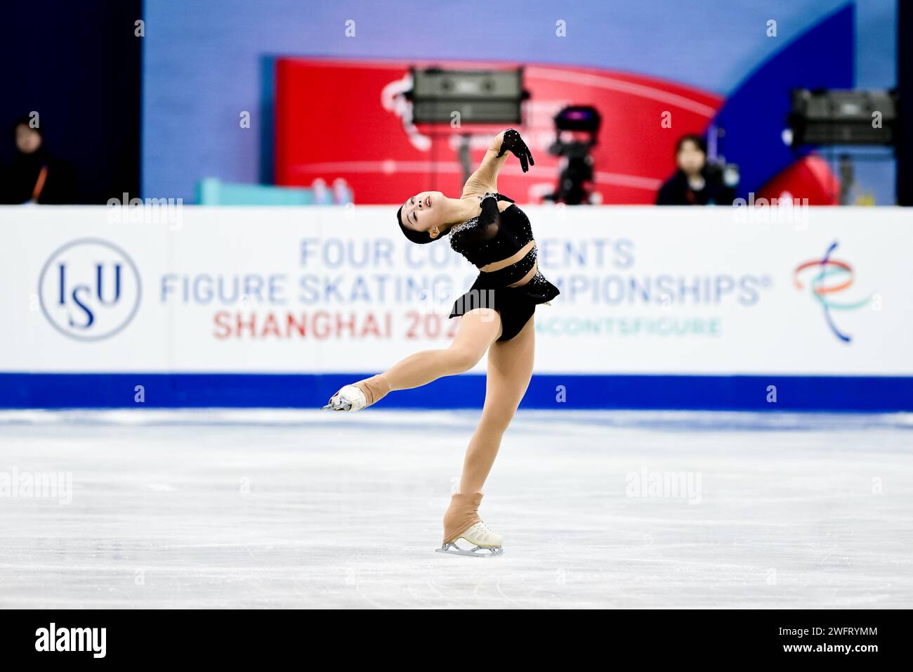Joanna SO (HKG), during Women Short Program, at the ISU Four Continents Figure Skating ...