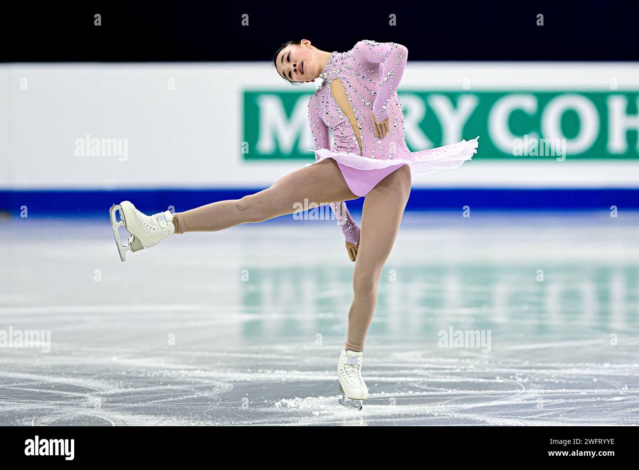 Elyce LIN-GRACEY (USA), during Women Short Program, at the ISU Four ...