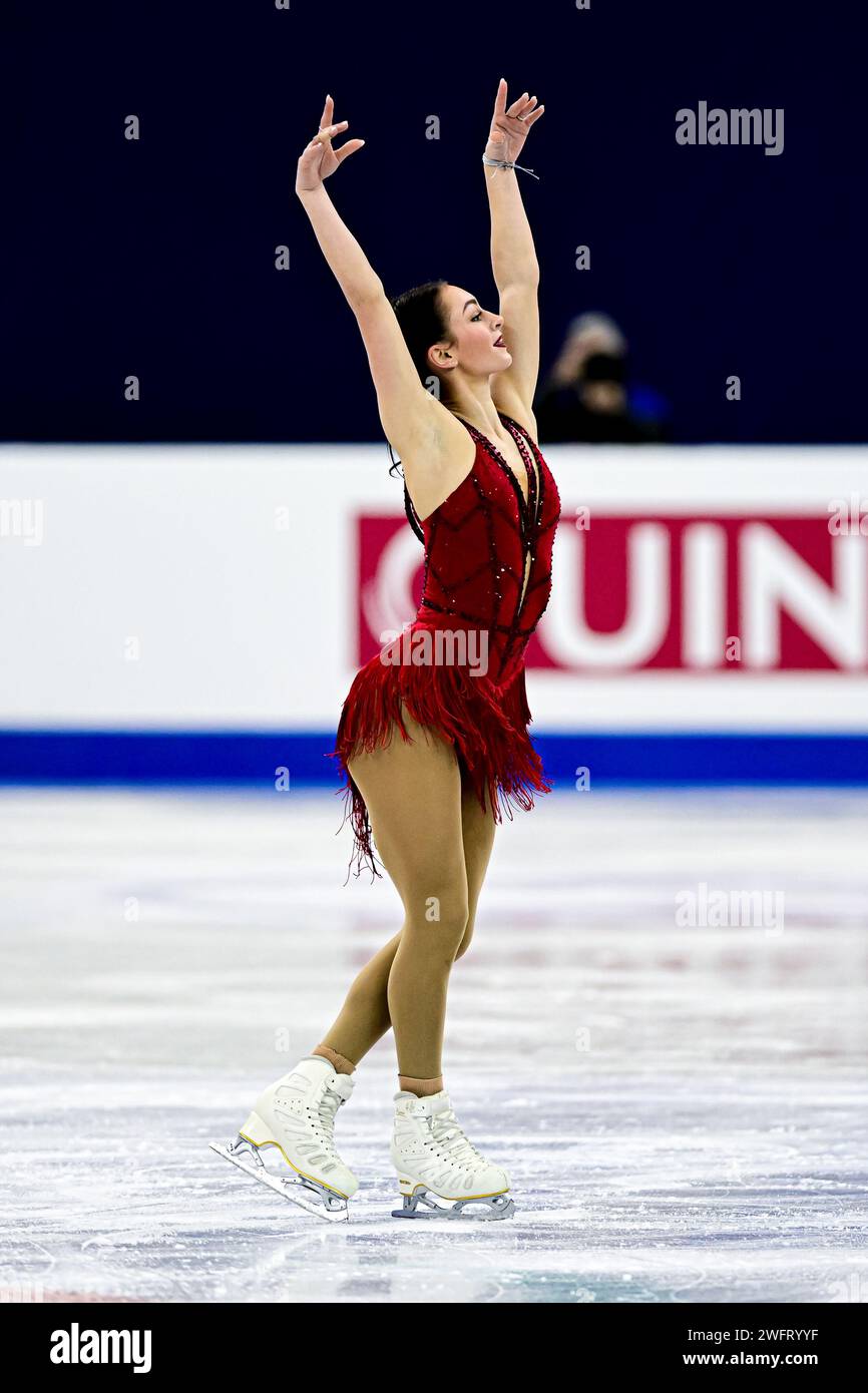 Ava Marie ZIEGLER (USA), during Women Short Program, at the ISU Four ...