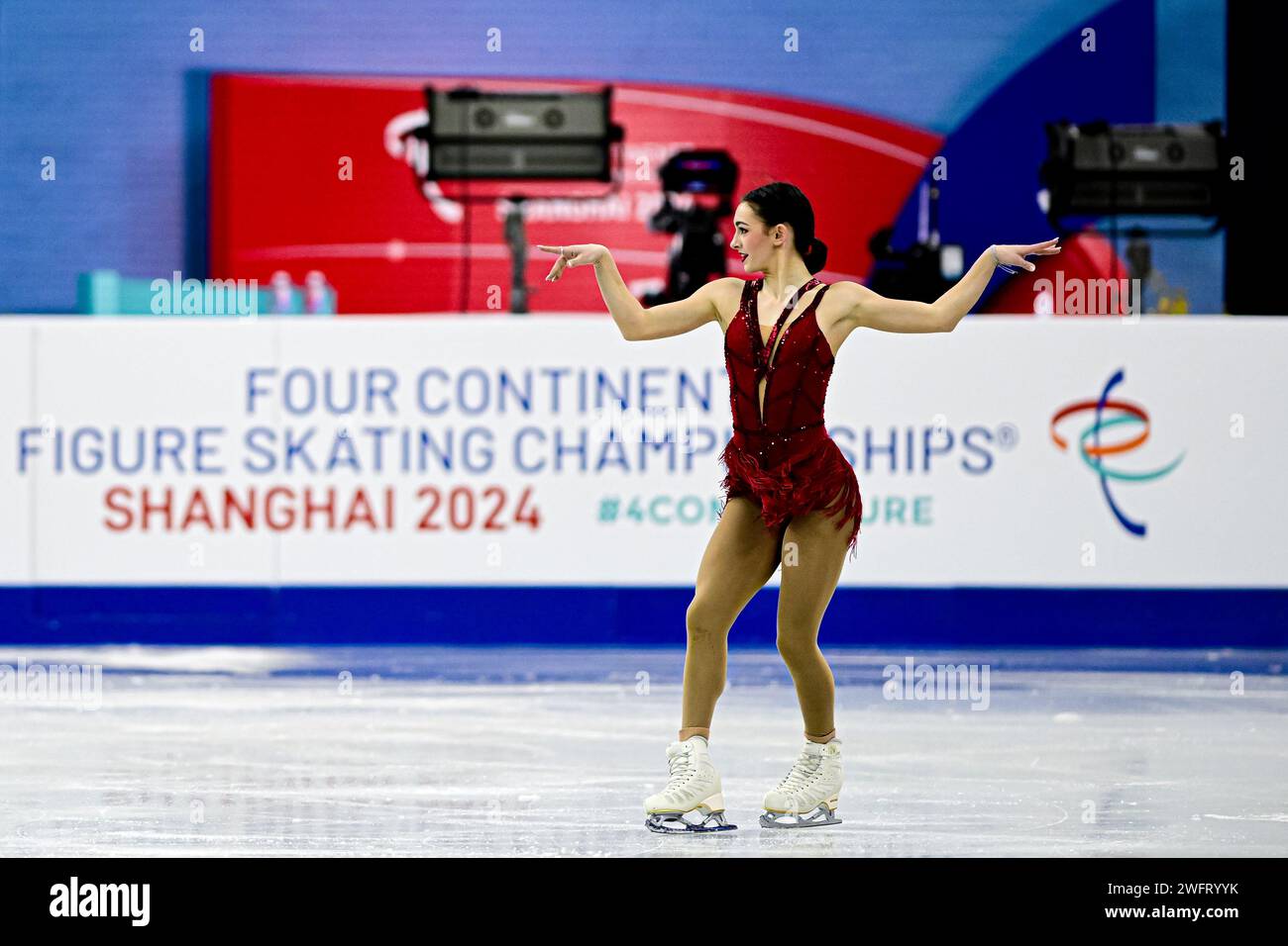 Ava Marie ZIEGLER (USA), during Women Short Program, at the ISU Four ...