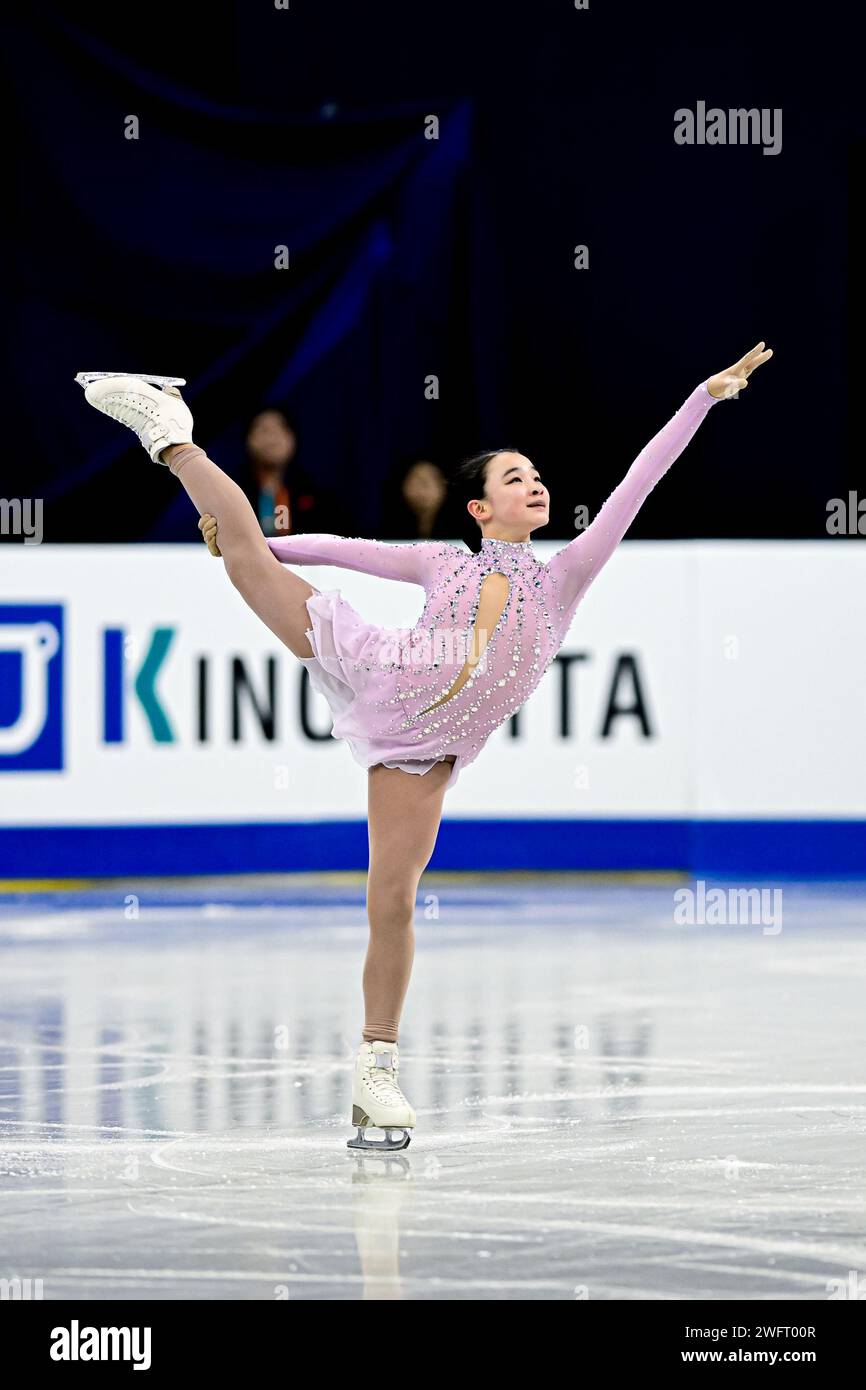 Elyce LIN-GRACEY (USA), during Women Short Program, at the ISU Four ...
