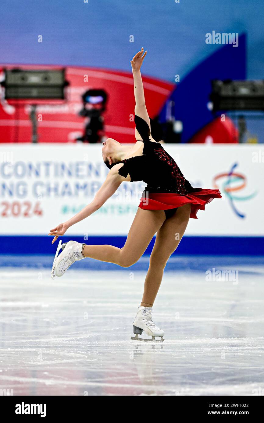 Justine MICLETTE (CAN), during Women Short Program, at the ISU Four ...