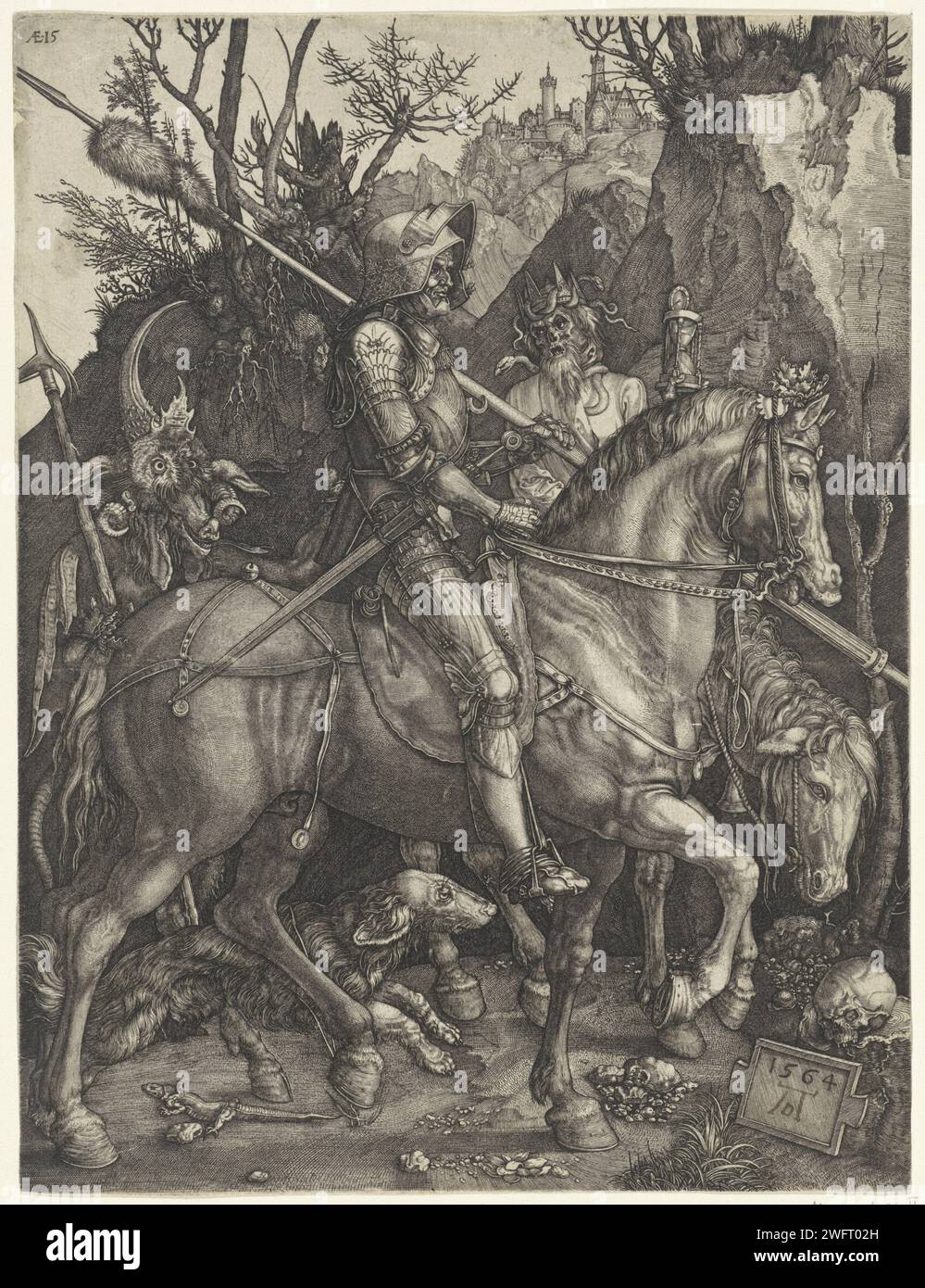 Knight, Death and Devil, Johannes Wierix, After Albrecht Dürer, 1564 ...