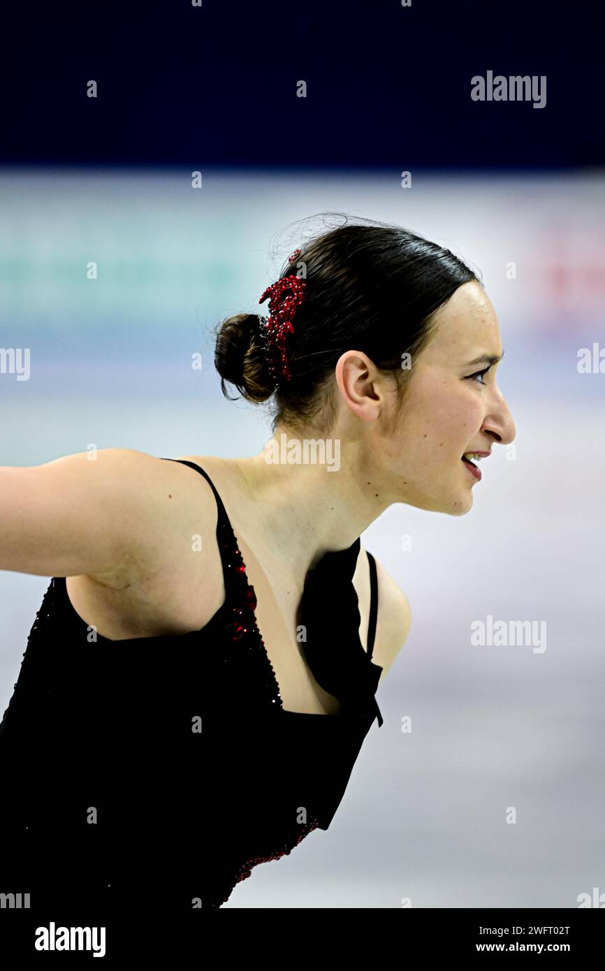 Justine MICLETTE (CAN), during Women Short Program, at the ISU Four ...