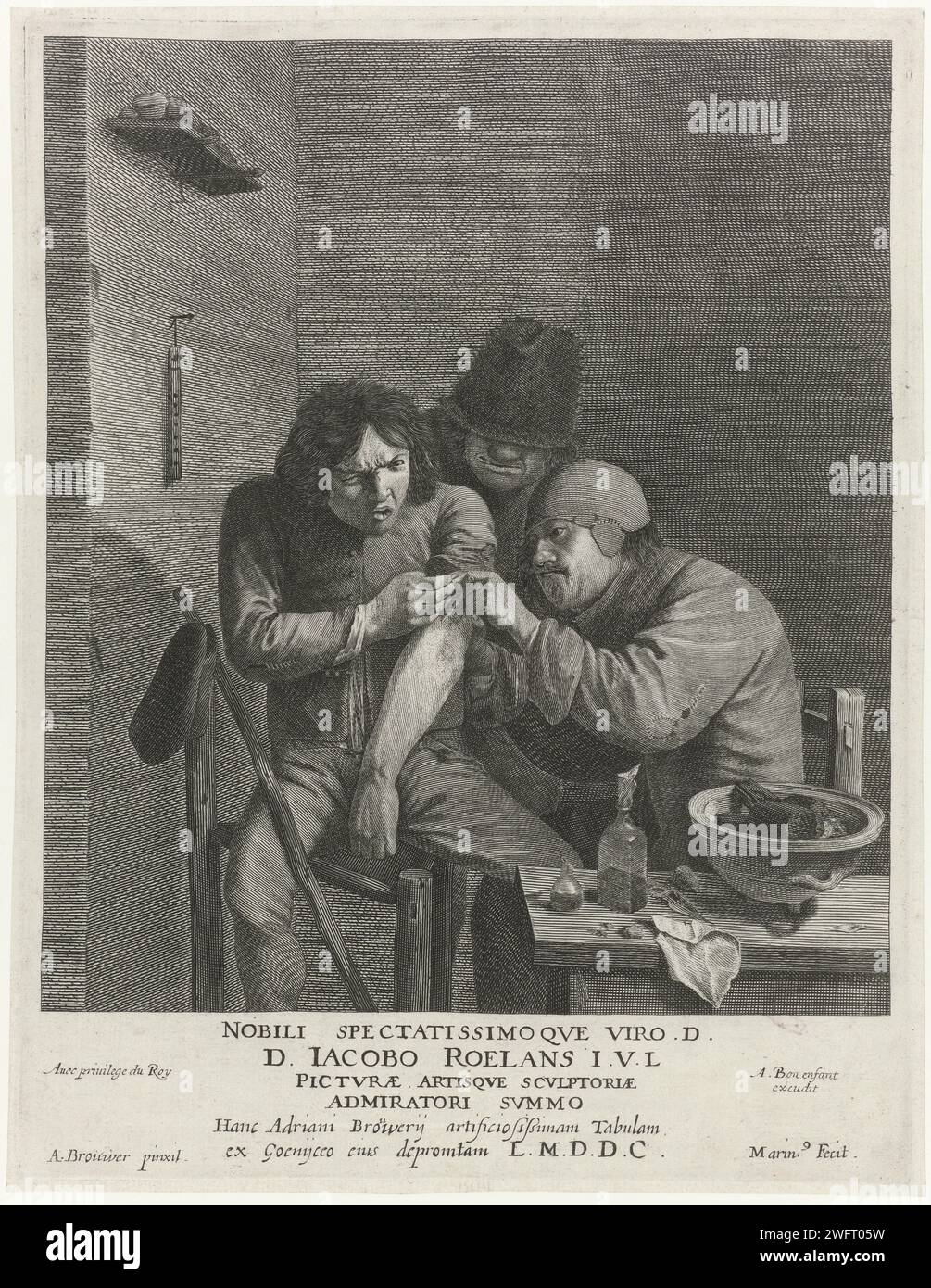 Surgeon, Marinus Robyn van der Goes, After Adriaen Brouwer, 1609 - 1639 ...