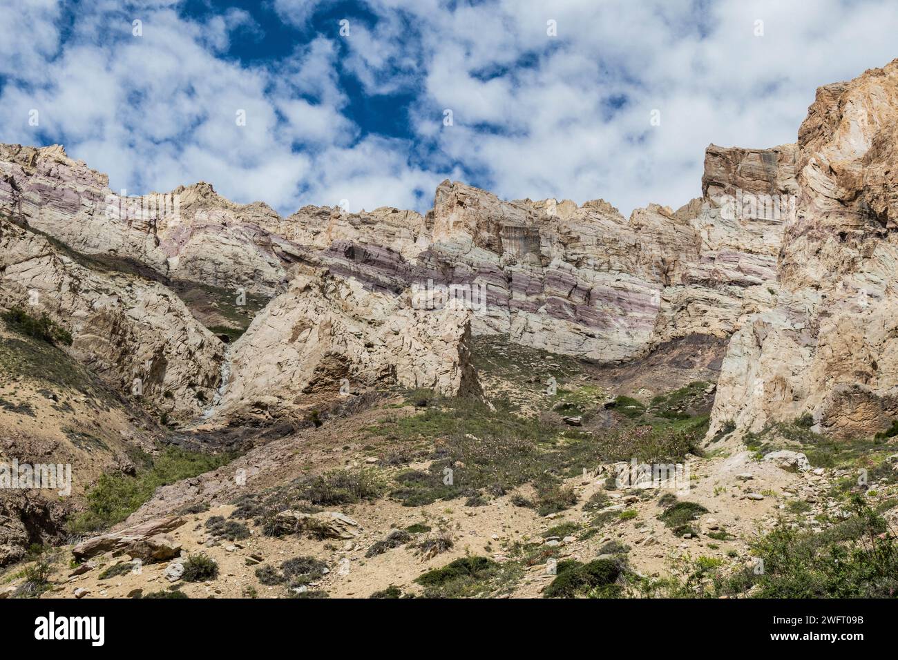 High desert scenery trekking to Zanskar, Ladakh, India Stock Photo - Alamy