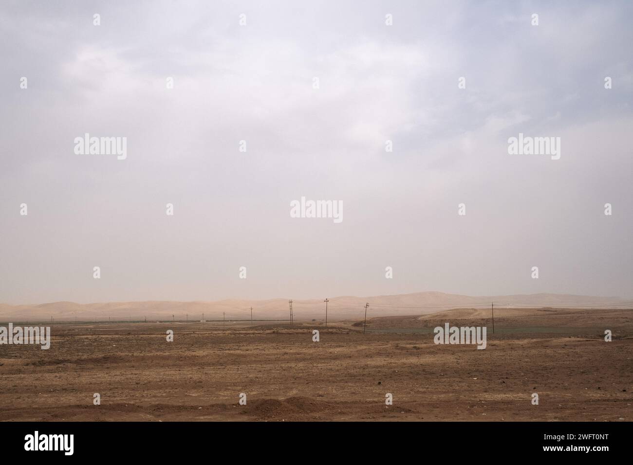 Iraq, Nineveh governorate, countryside around Mosul on 2022-10-17 ...