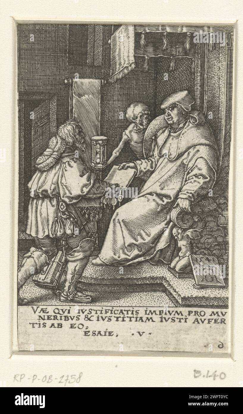 Death and the Cardinal, Heinrich Aldegrever, After Hans Holbein (II ...