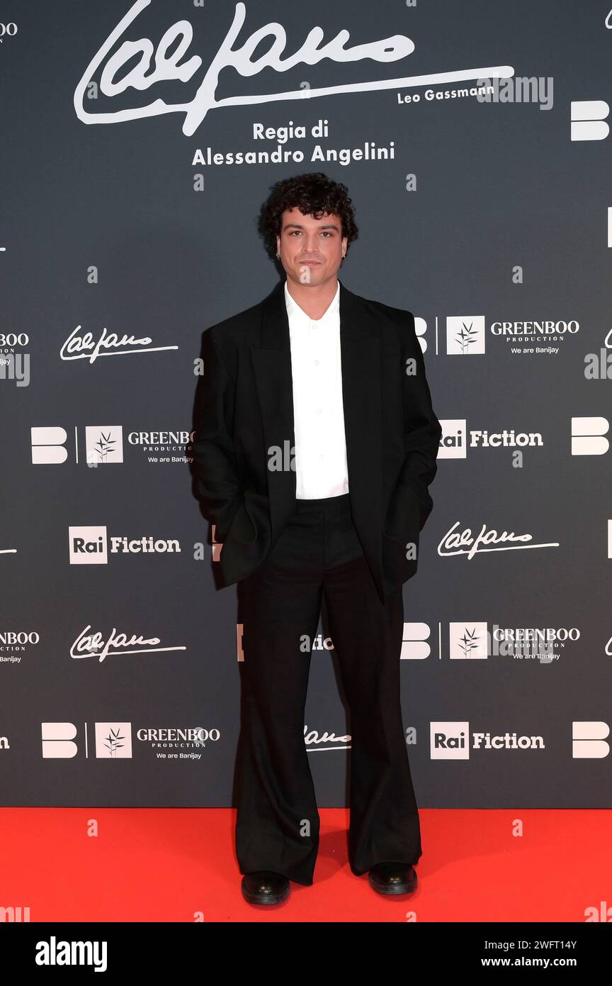 Leo Gassmann bei der Premiere das Rai TV-Films 'Califano' im Space ...