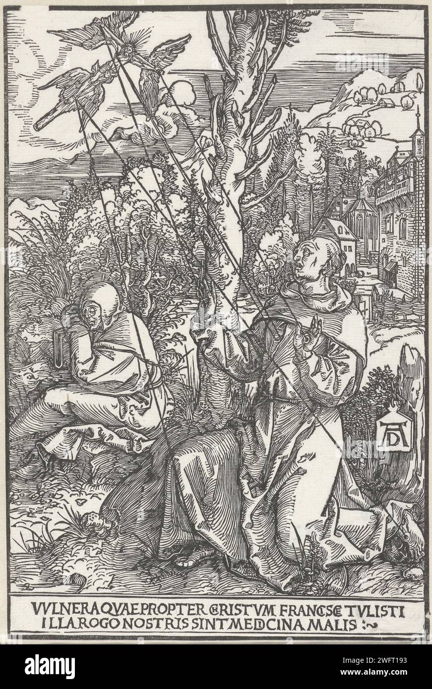 The Stigmatization of Saint Francis, Albrecht Dürer, 1503 - 1504 print ...