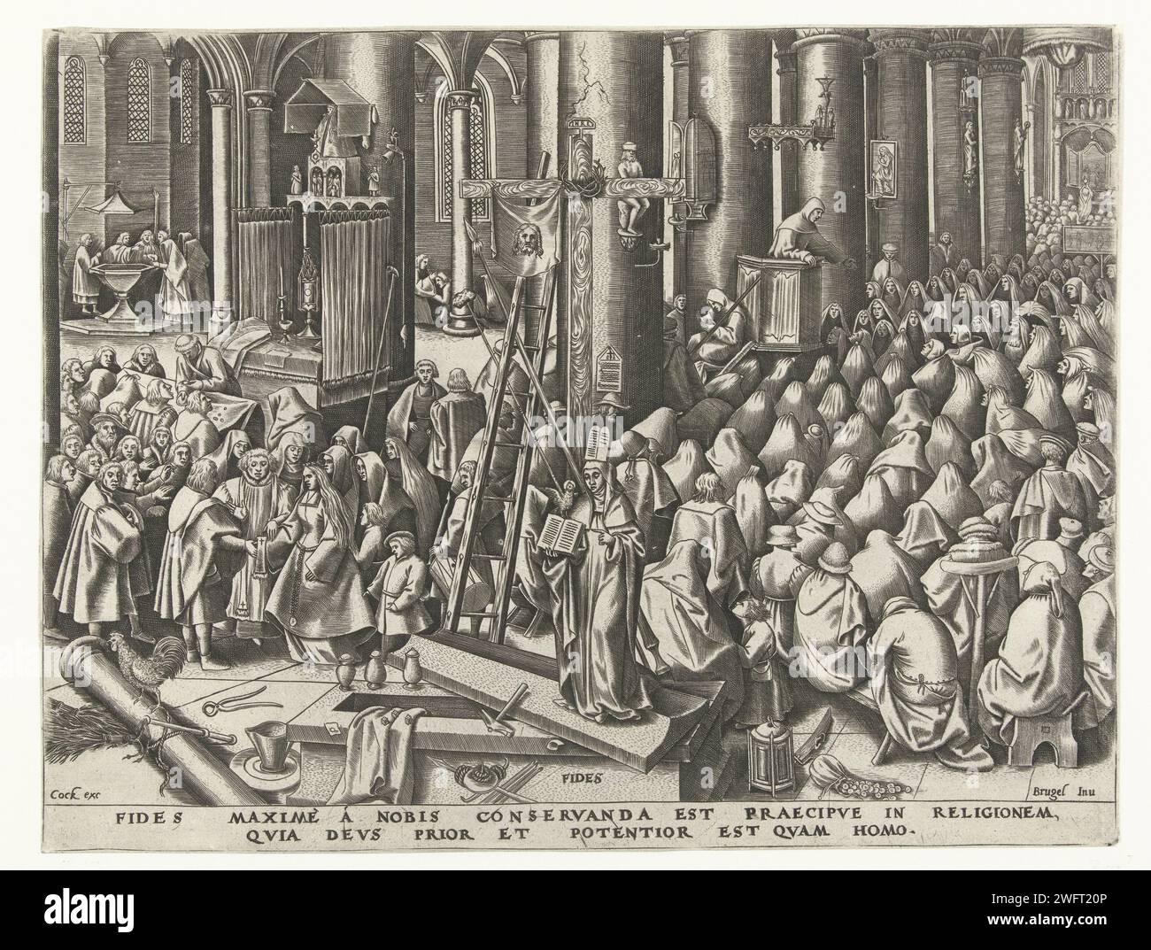 Geloof, Philips Galle, after Pieter Bruegel (I), in or after 1559 ...