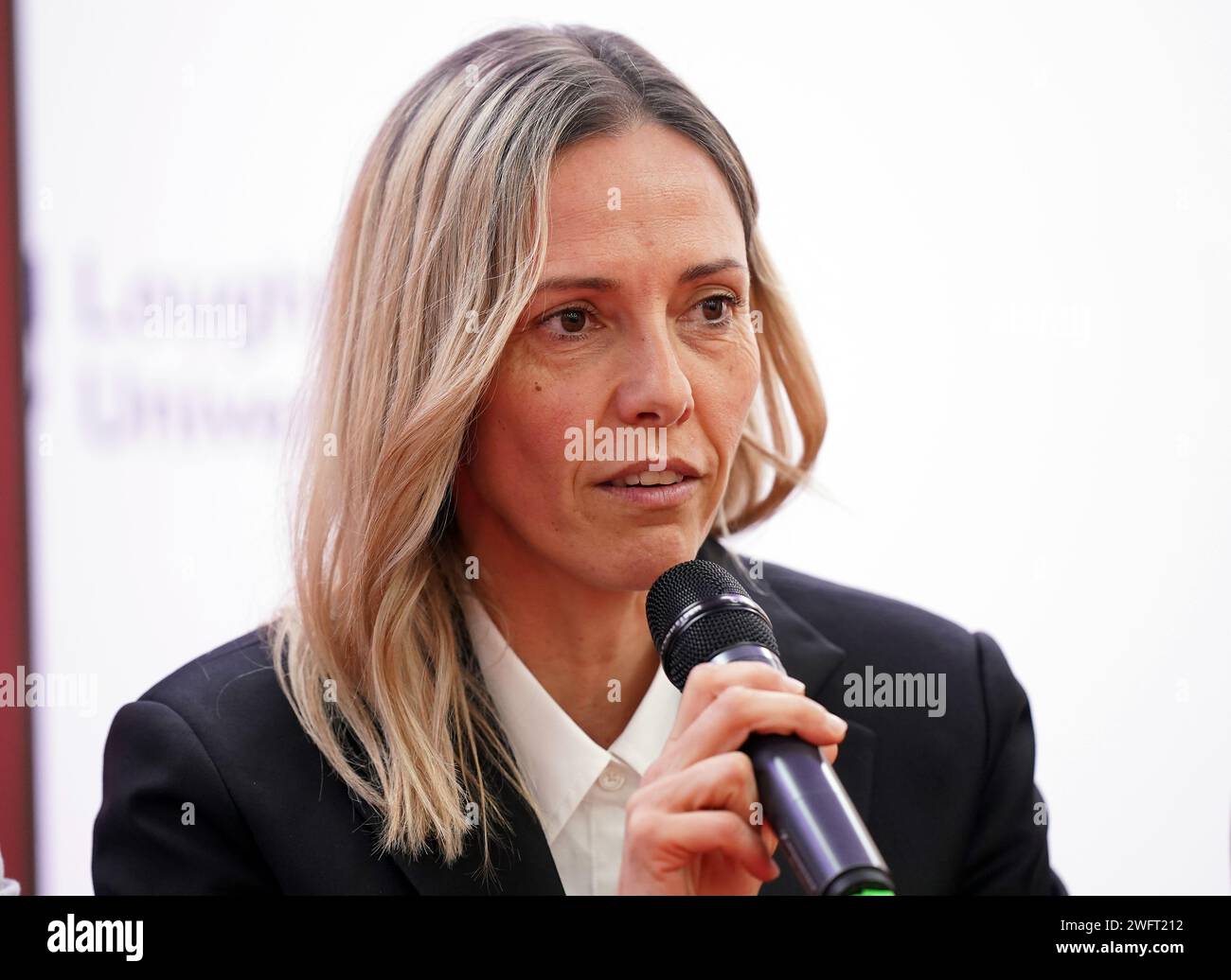 Elisabet Spina, Head of Women’s Football, AC Milan during the second ...