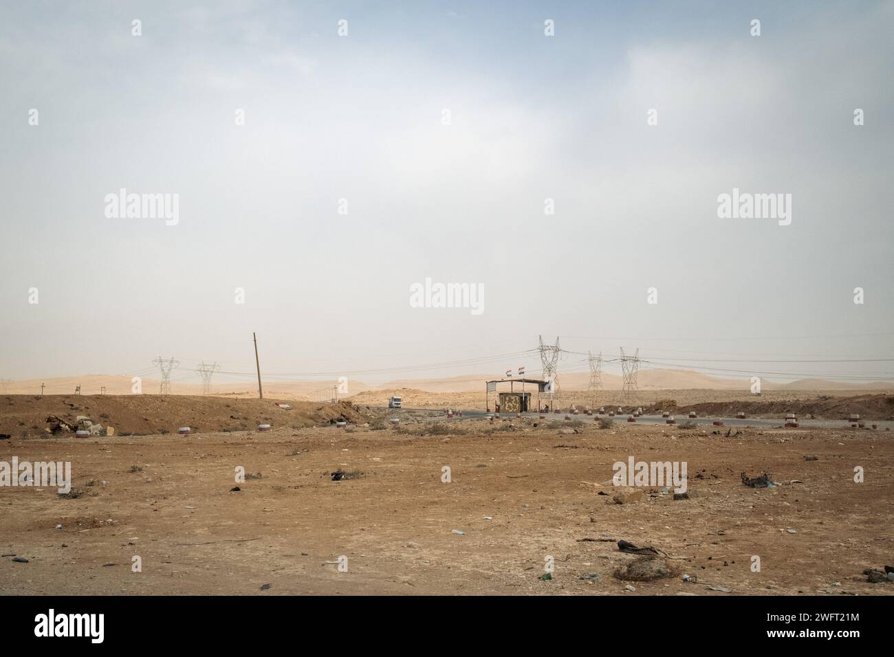 Iraq, Nineveh governorate, countryside around Mosul on 2022-10-17 ...