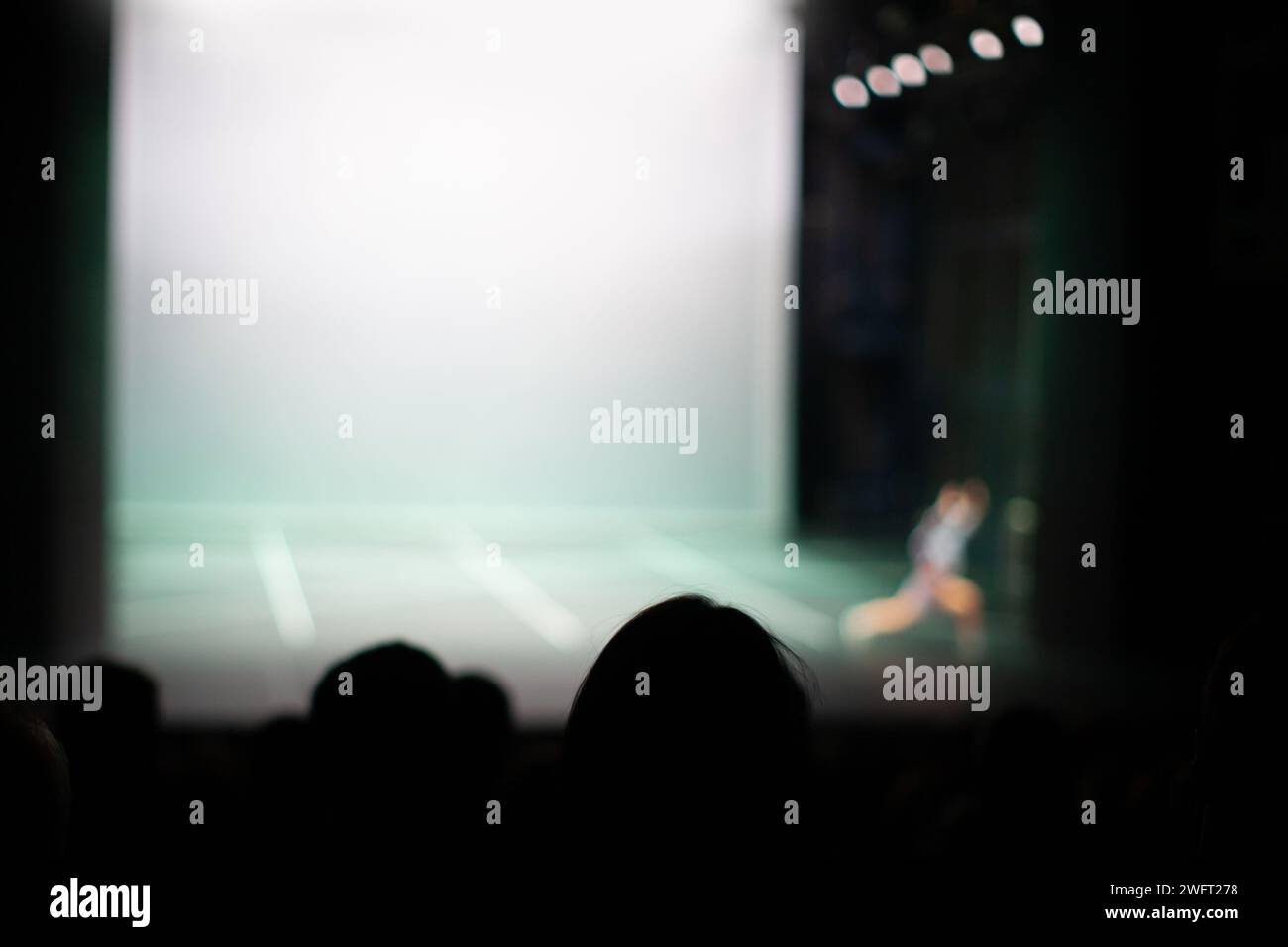 people watching a play at the theater Stock Photo - Alamy