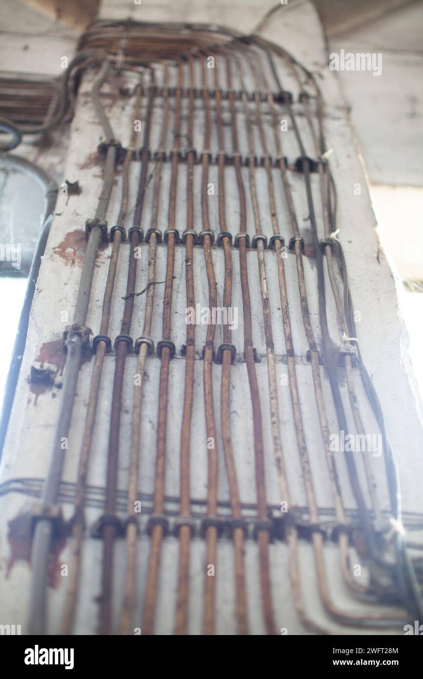 Old boiler wall hi-res stock photography and images - Alamy