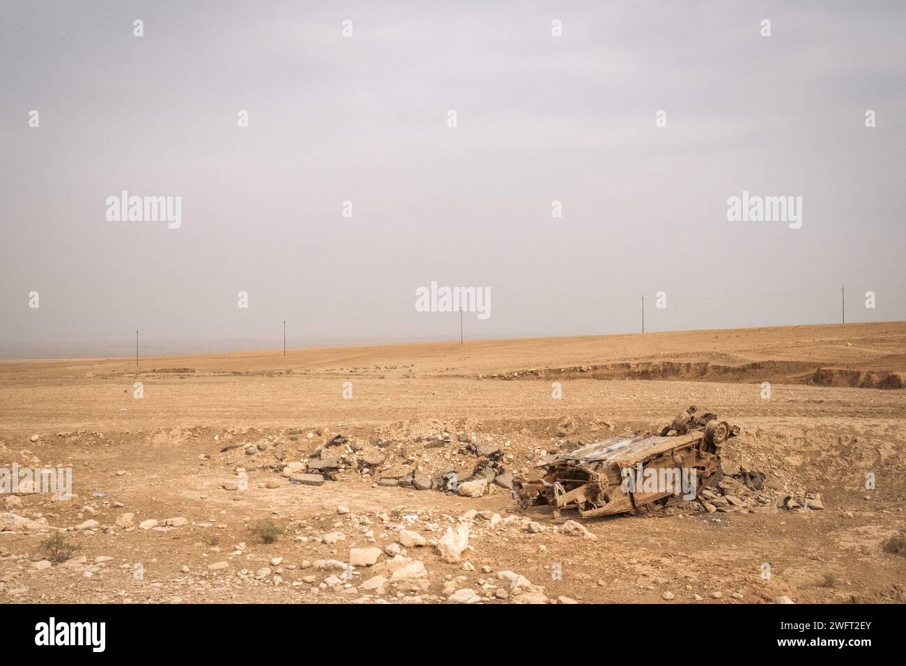 Iraq, Nineveh governorate, countryside around Mosul on 2022-10-17 ...