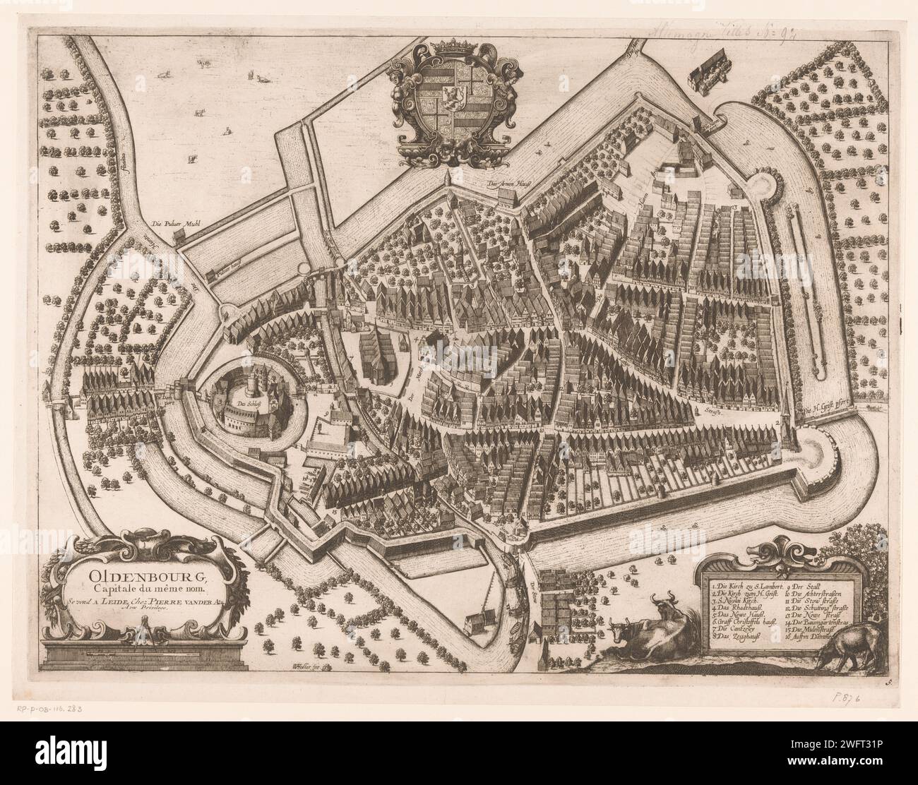 Oldenburg map hi-res stock photography and images - Alamy