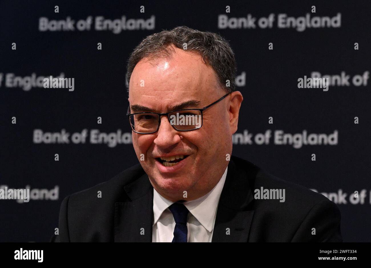 Andrew Bailey, Governor of the Bank of England, during the Bank of ...