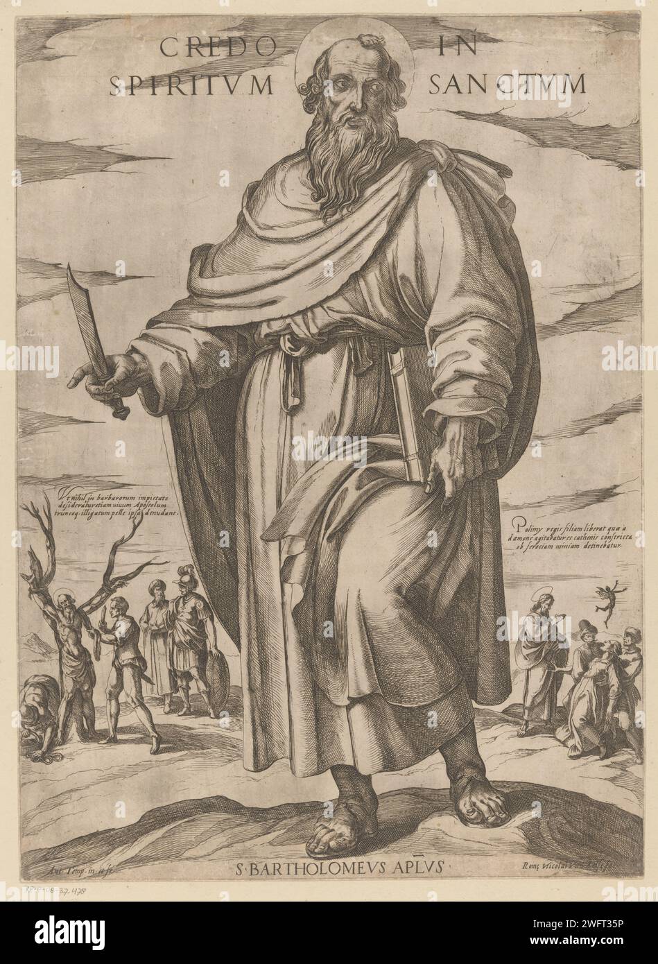 Bartholomew flayed alive hi-res stock photography and images - Alamy