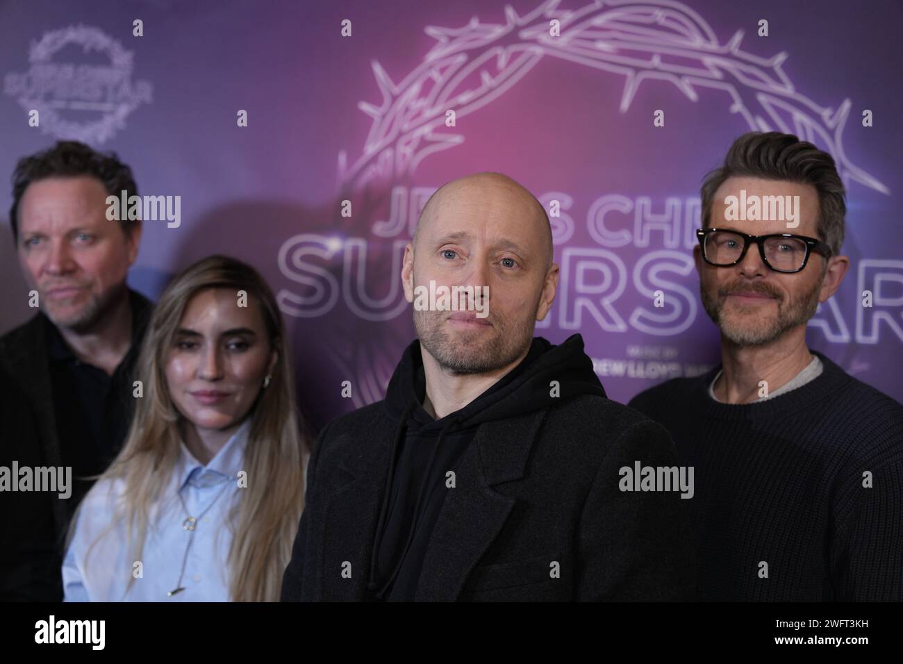 Oslo 20240201.From left Magnus Gronneberg, Ingrid Helene Haavik, Aksel ...