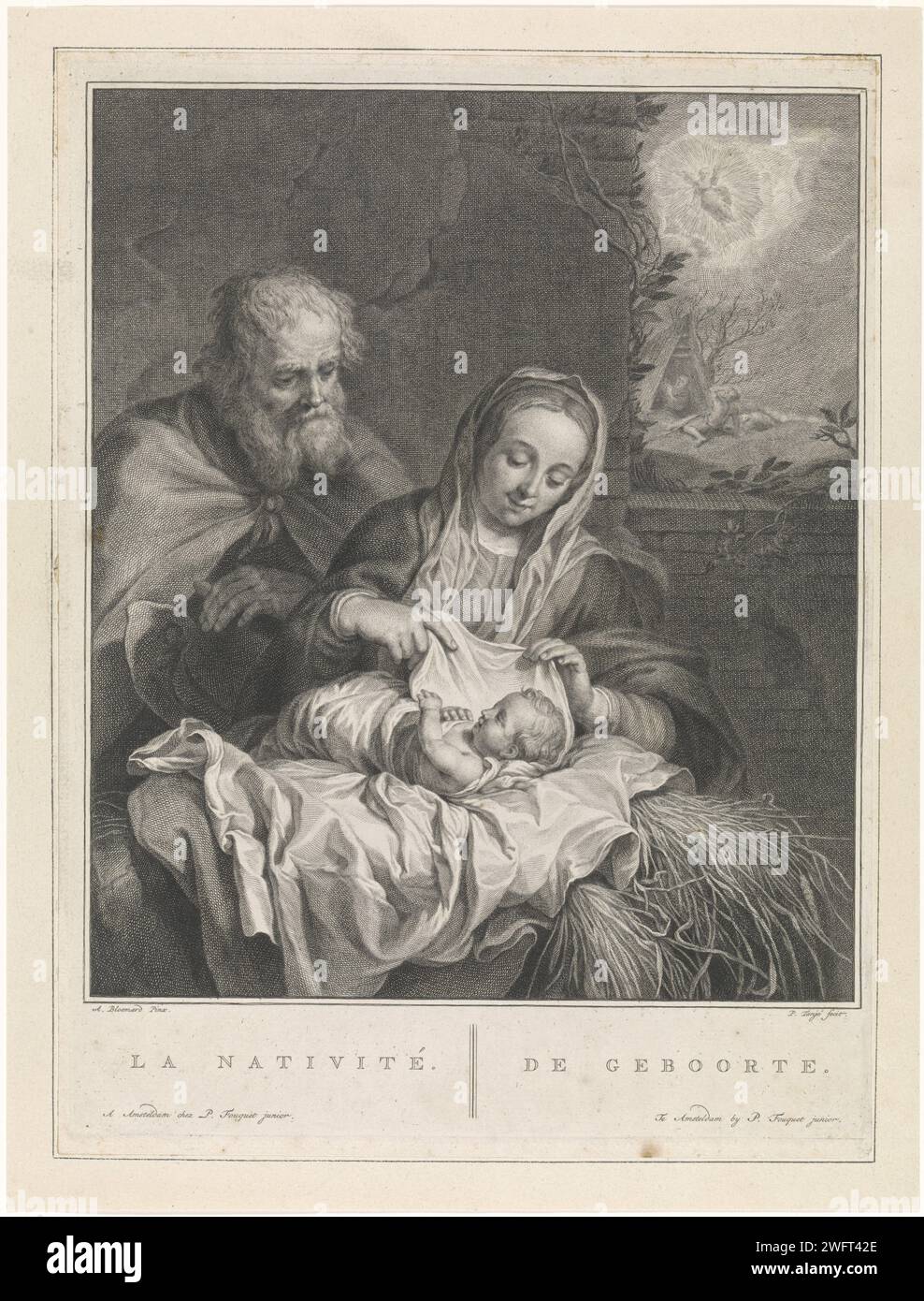 Birth of Christ, Pieter Tanjé, After Abraham Bloemaert, 1760 - 1761 ...