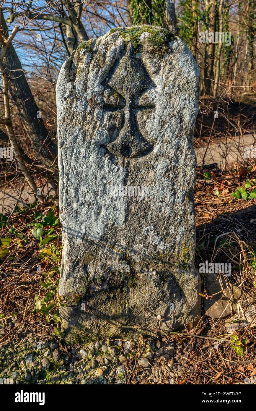Boundary stone #74 between Inzlingen in Baden Württemburg, Germany and ...
