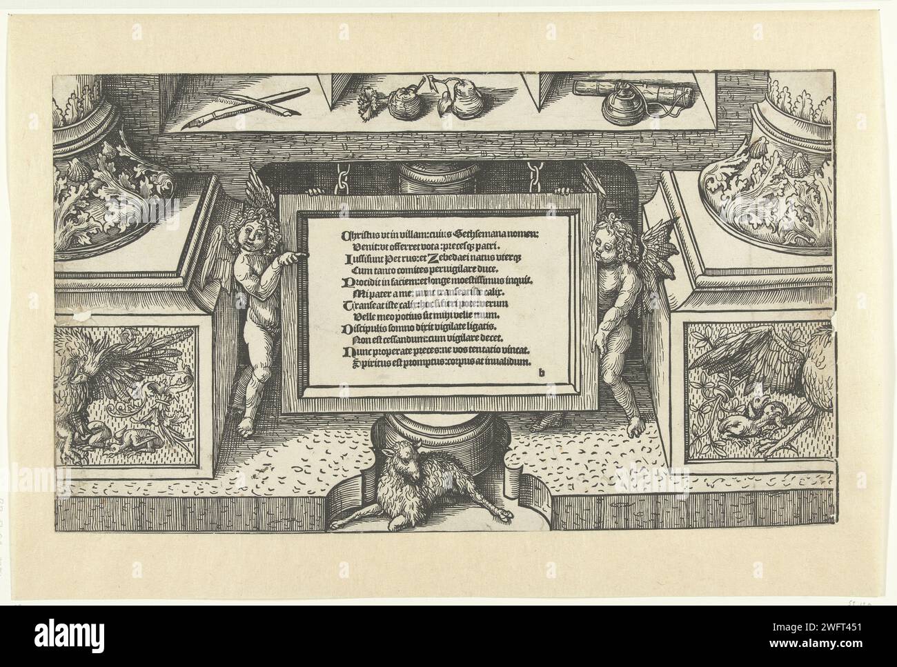 Frame from a Biblia Pauperum, Jacob Cornelisz van Oostsanen, 1518 ...