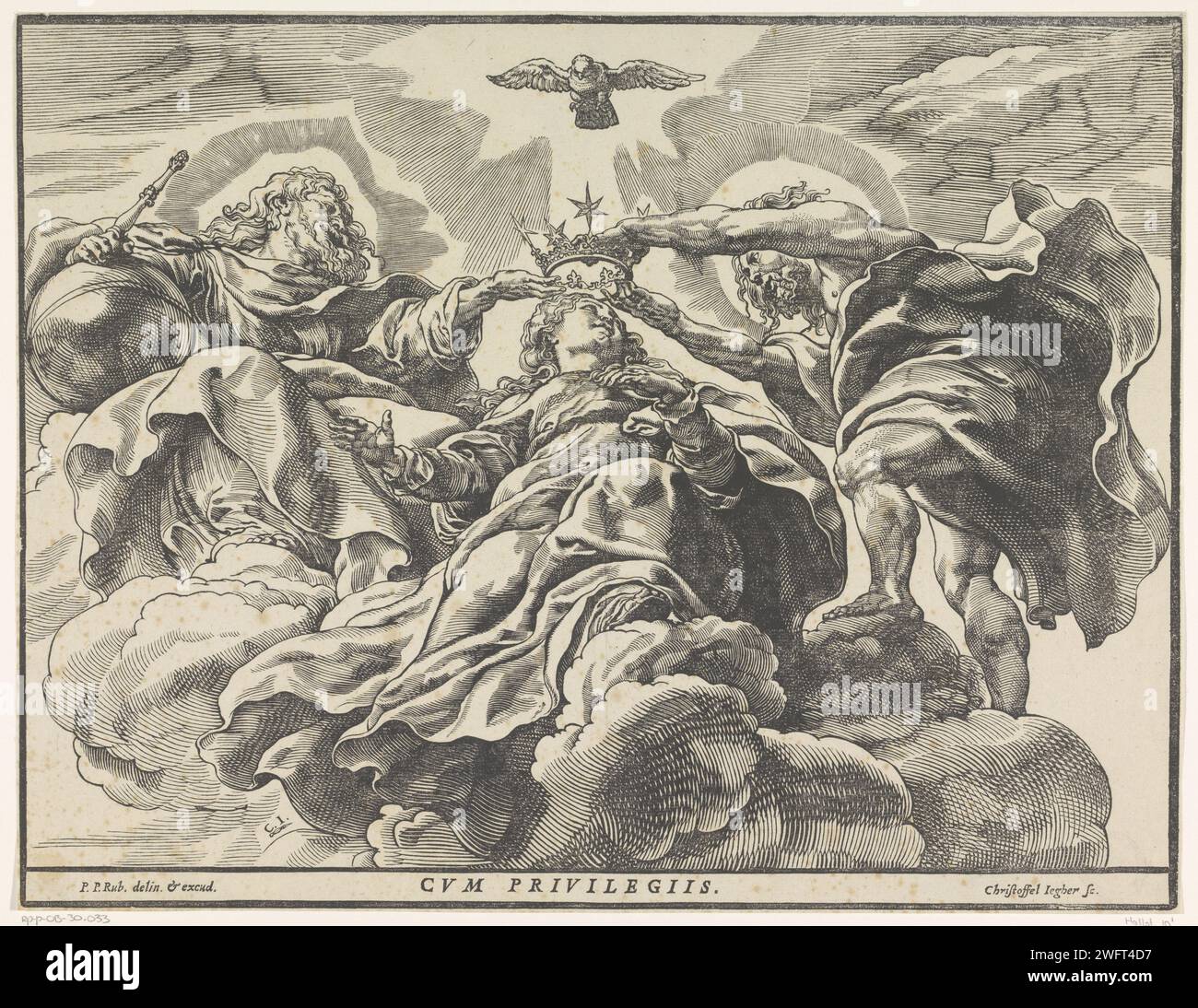 CREAT OF MARIA, Christoffel Jegher, after Peter Paul Rubens, 1587 ...