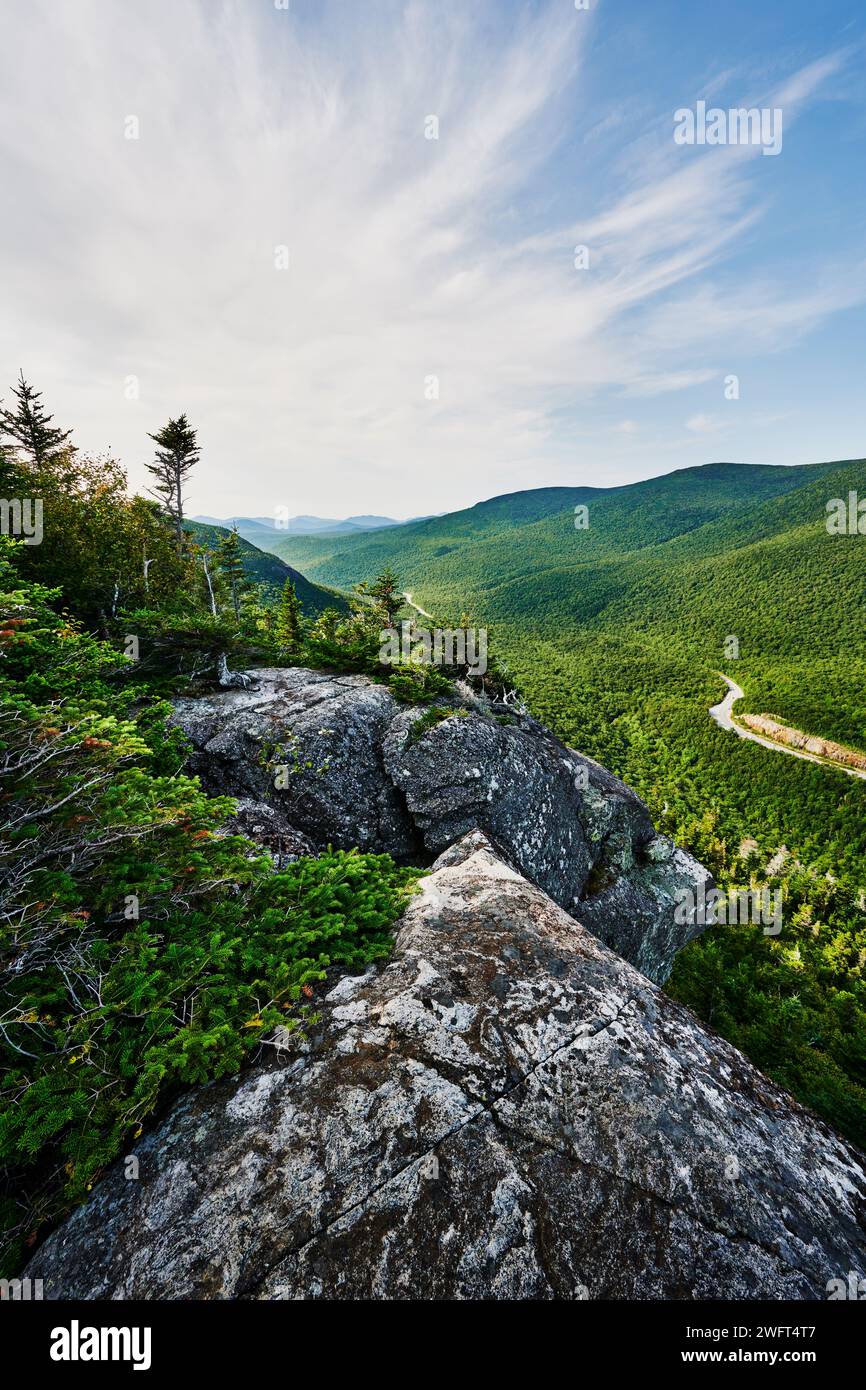 View from Mount Hight, White mountains, New Hampshire, United States ...