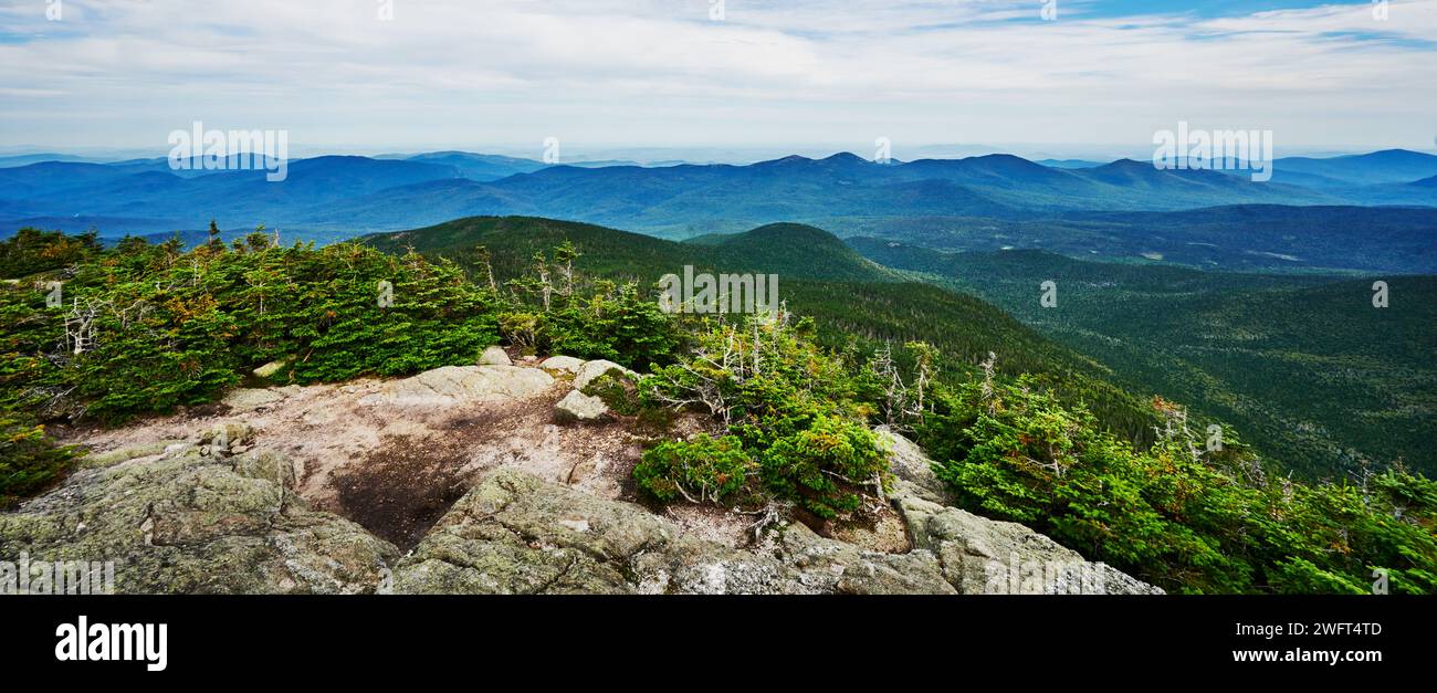 View from Carter Dome peak, White Mountains, New Hampshire, United ...
