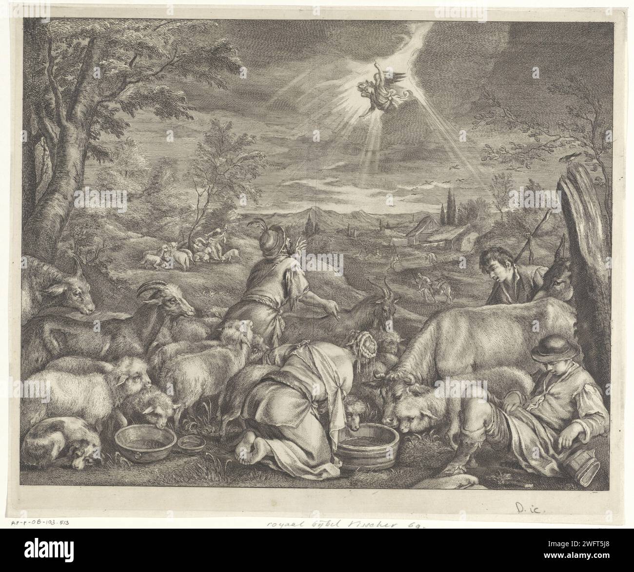 Illustrate two different biblical scenes hi-res stock photography and ...