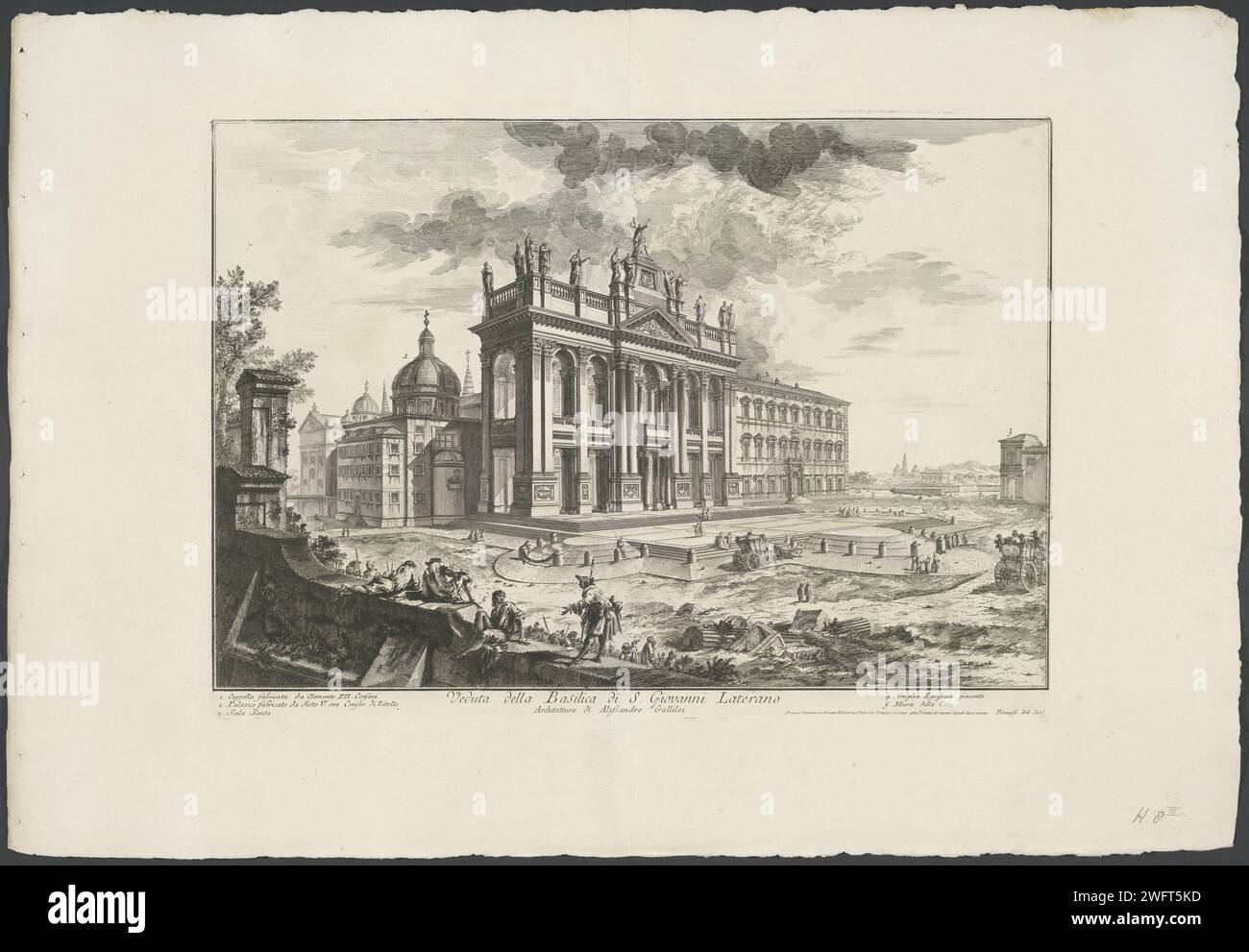 Sint -Jan Van Lateran te Rome, Giovanni Battista Piranesi, 1748 - 1778 ...