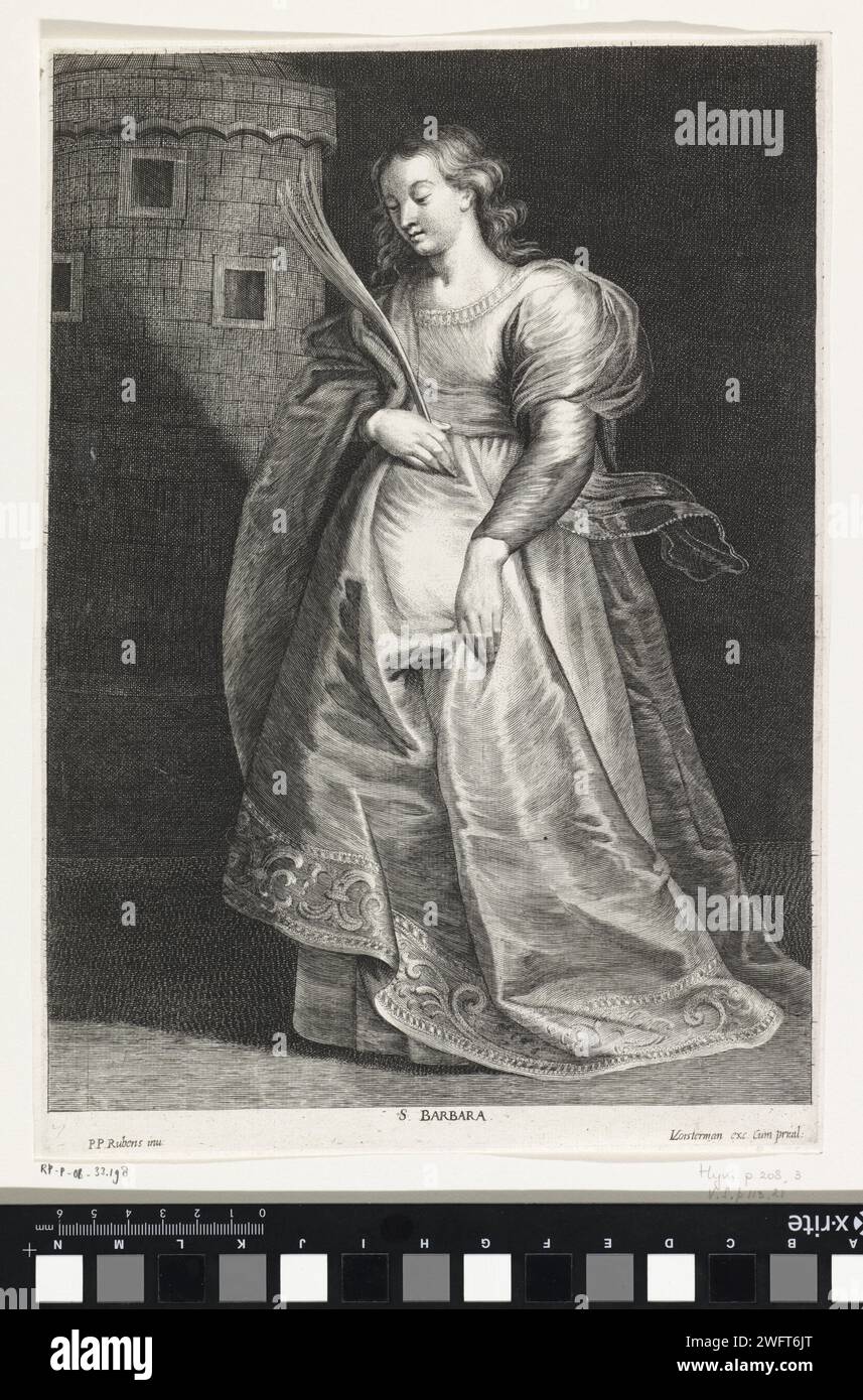 H. Barbara, Lucas Vorsterman (I), after Peter Paul Rubens, 1619 - 1675 ...