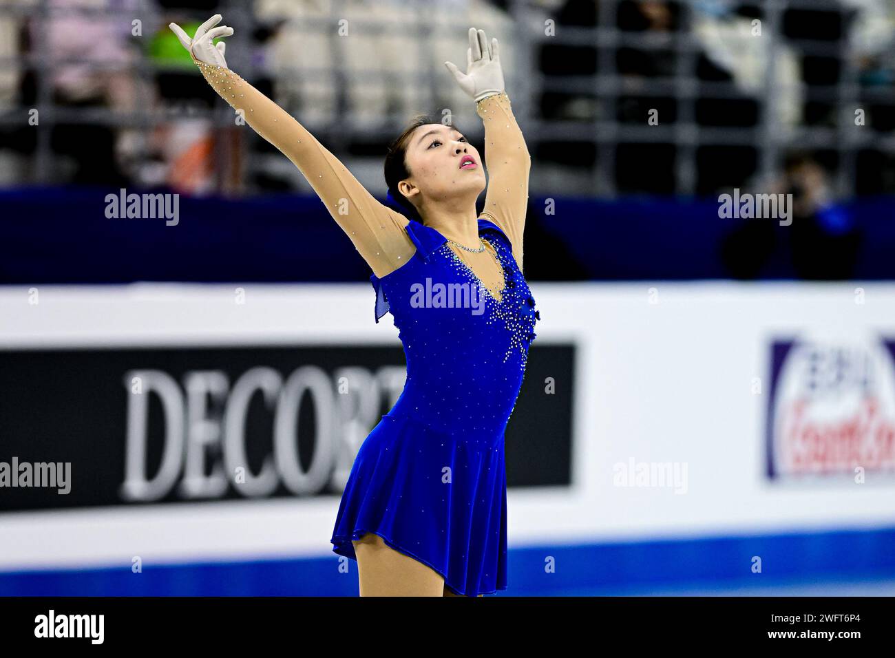 Amanda HSU (TPE), during Women Short Program, at the ISU Four ...