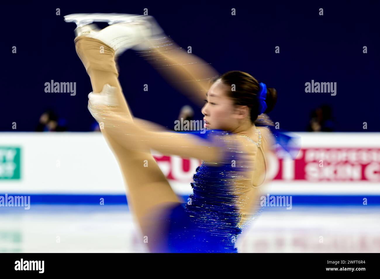 Amanda HSU (TPE), during Women Short Program, at the ISU Four ...