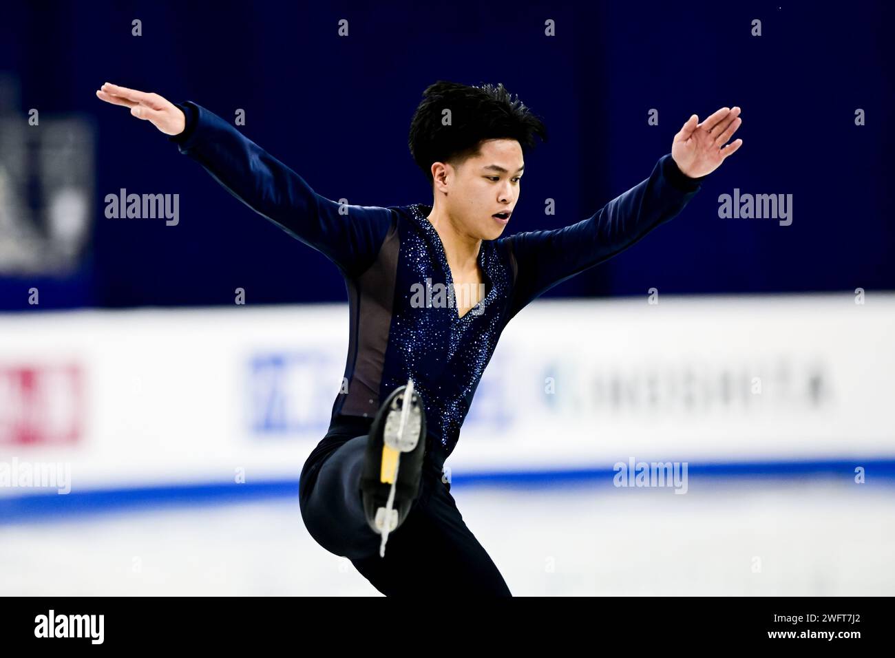Edrian Paul CELESTINO (PHI), during Men Short Program, at the ISU Four ...