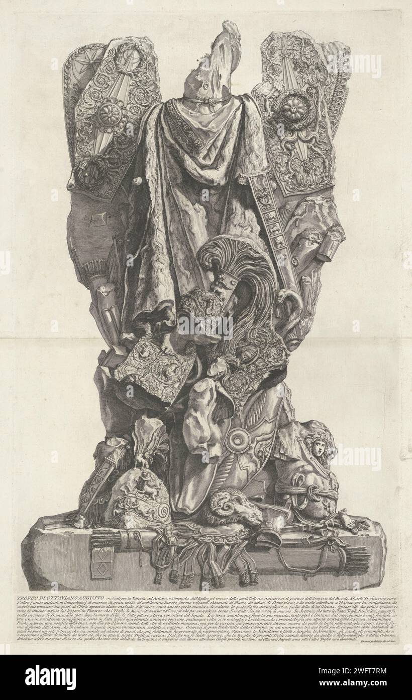 Van Octavianus Augustus Trophies, Giovanni Battista Piranesi, 1753 ...