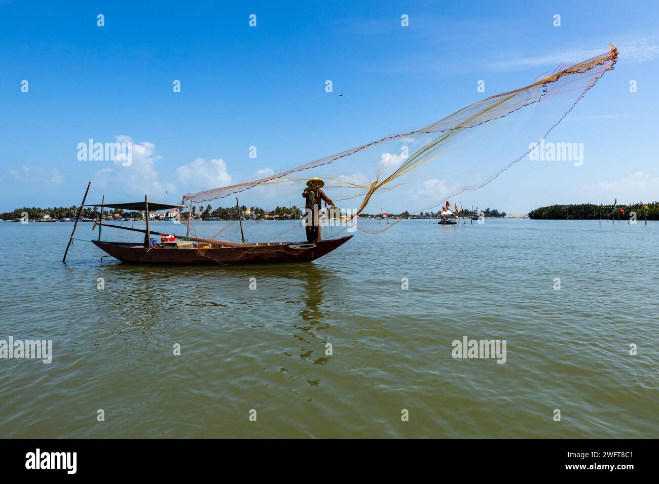 Fishing boat net catching fish hi-res stock photography and images - Alamy