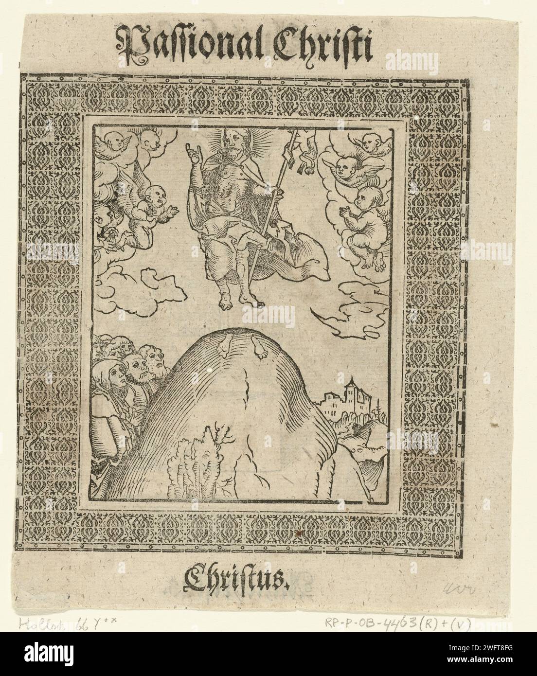 Ascension of Christ, Lucas Cranach (I), 1521 - 1522 print Christ is led ...