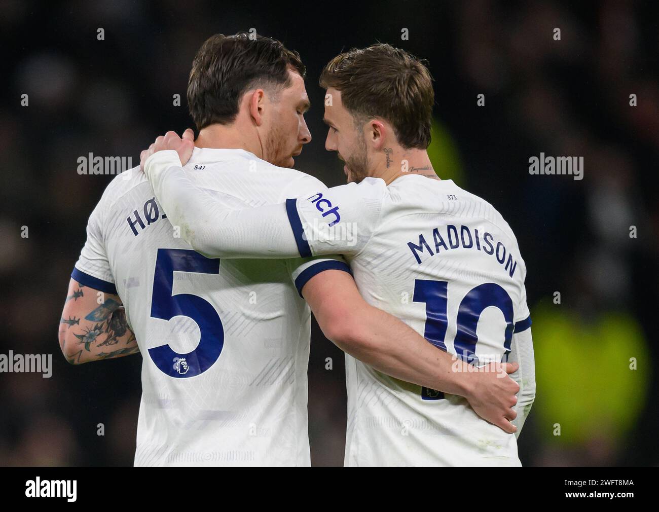 London, UK. 31st Jan, 2024 - Tottenham Hotspur v Brentford - Premier ...