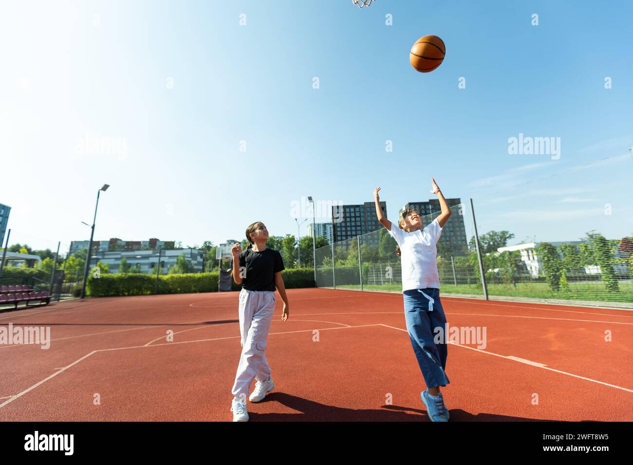 Concept of sports, hobbies and healthy lifestyle. Young people playing ...