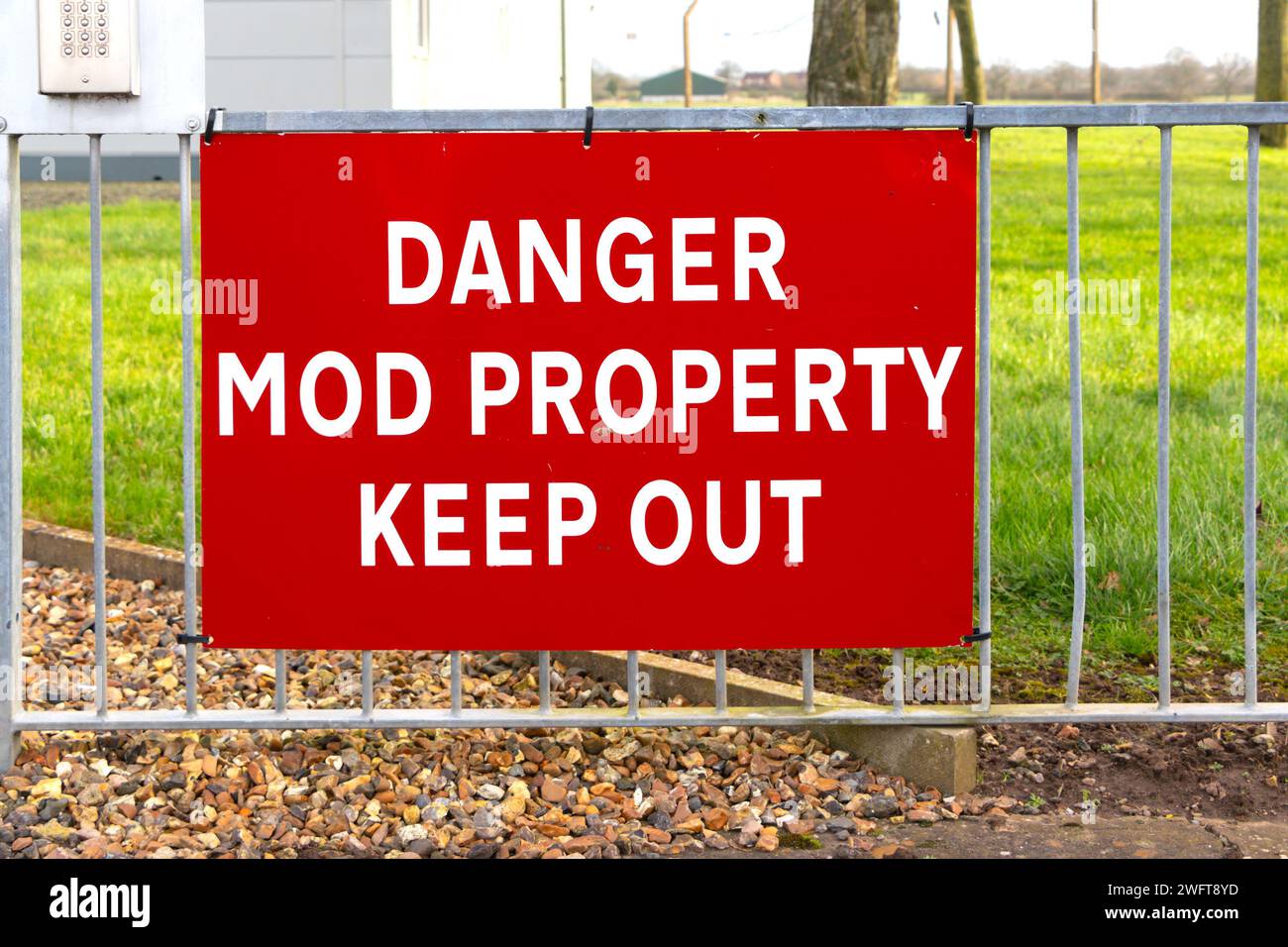 Secret nuclear bunker sign hi-res stock photography and images - Alamy