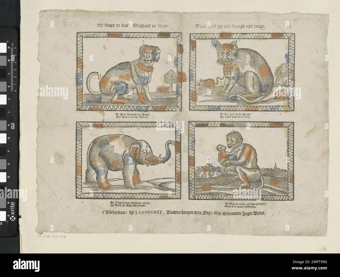 The dog and cat / oliphant and AAPE / there you can freeth you, 1725 ...