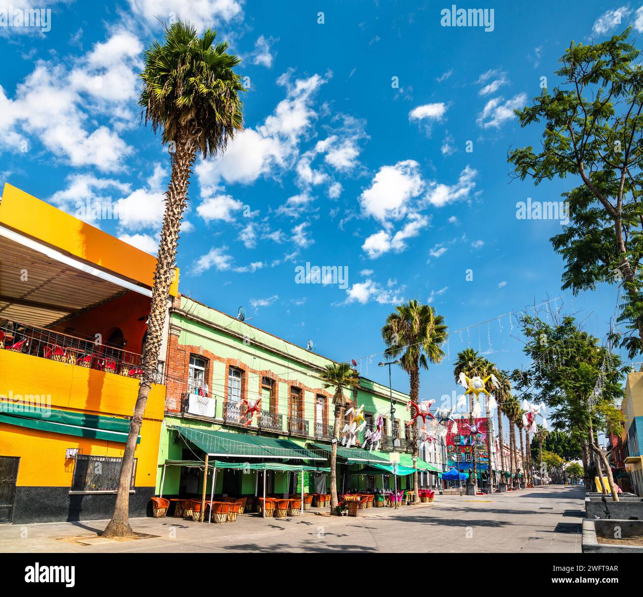 Plaza Garibaldi in the historic district of Mexico City, the capital of ...